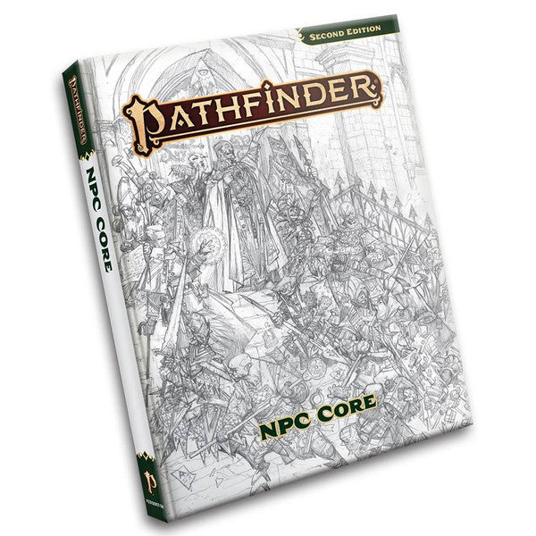 Pathfinder 2E: NPC Core Sketch Cover – Little Shop of Magic