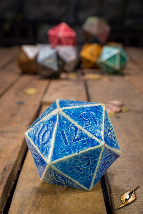 Epic Armoury: Dice D20 - Freaky Blue – Little Shop of Magic