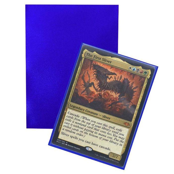 BCW Deck Protector Iridian: Blue – Little Shop of Magic