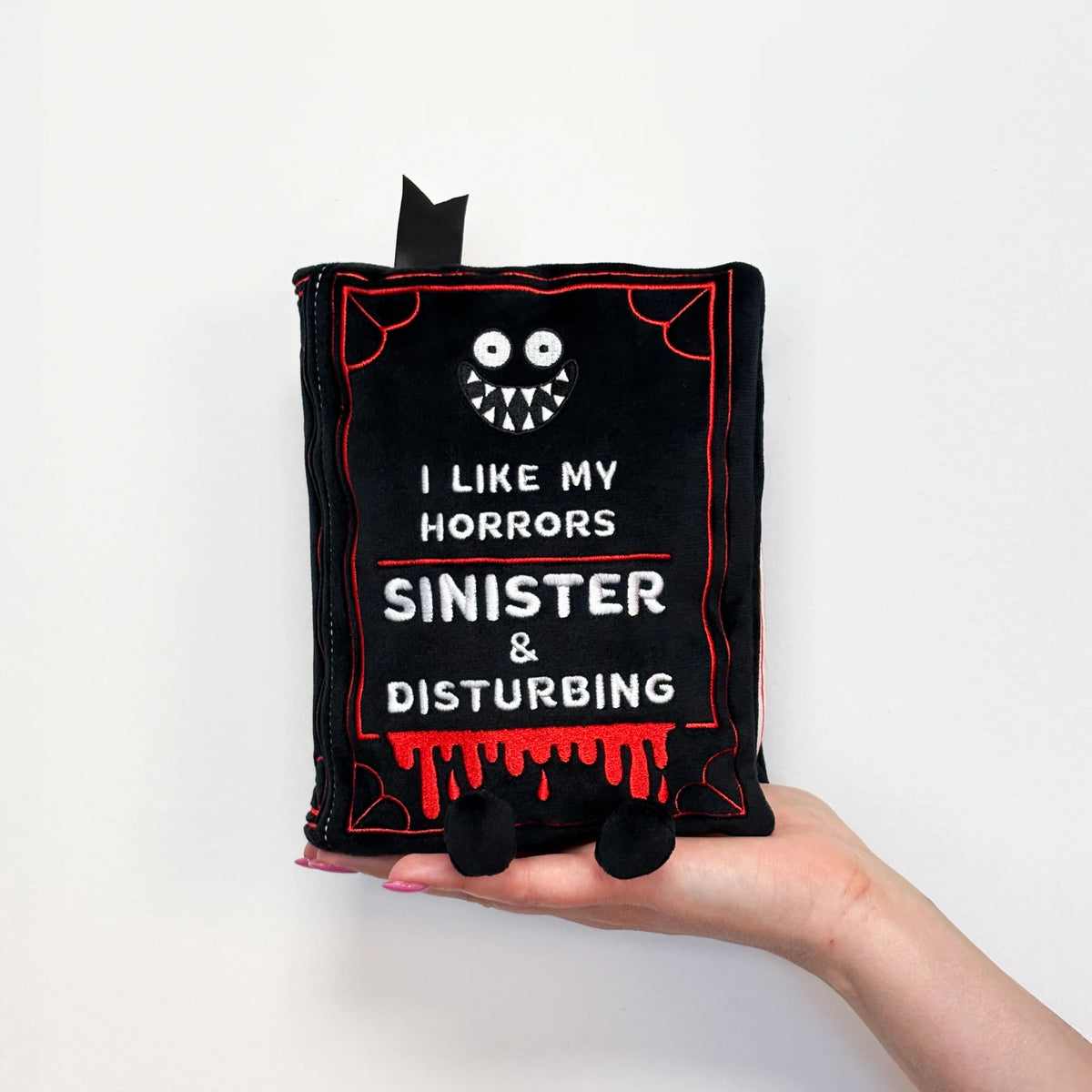 Punchkins Book Plush I Like My Horrors Sinister & Disturbing – Little ...