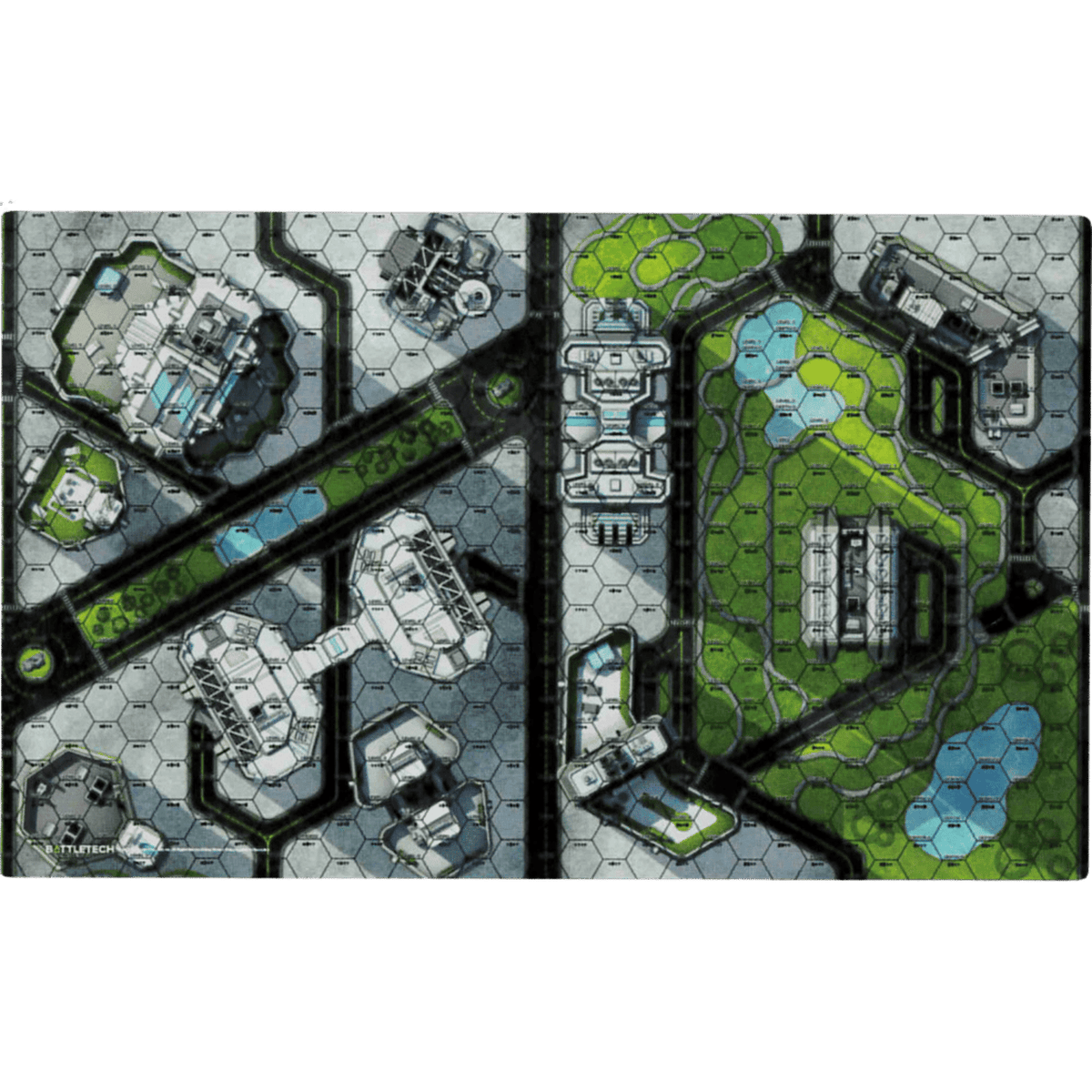 BattleTech: Battle Mat - Cities Central Park/Shopping District – Little ...