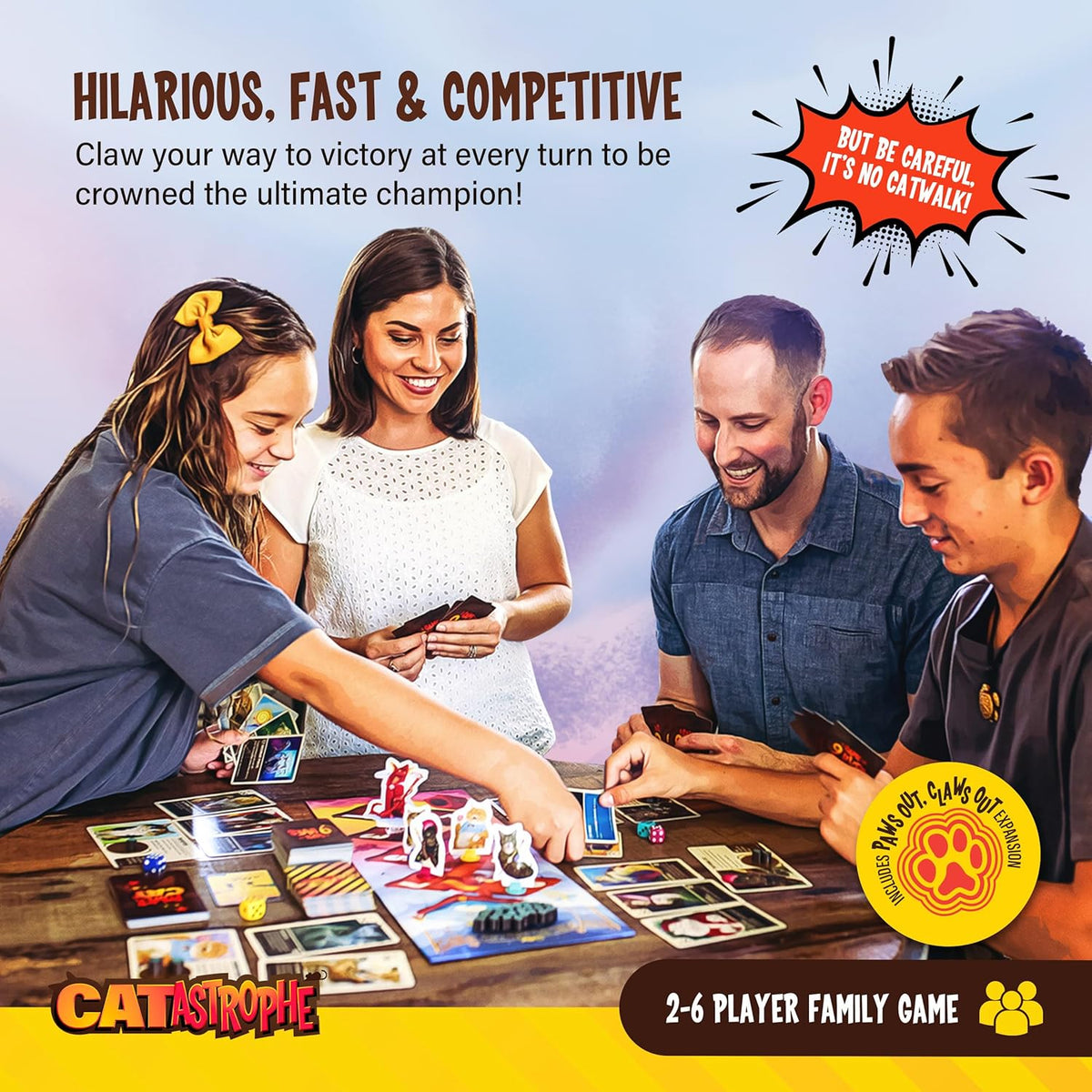 CATastrophe: A Game of 9 Lives with Paws Out Expansion Pack – Little ...