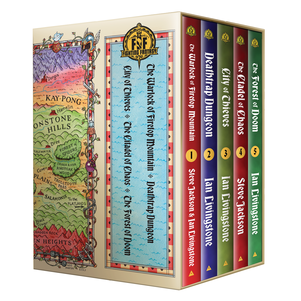 Fighting Fantasy: Books 1-5 with Slipcase – Little Shop of Magic
