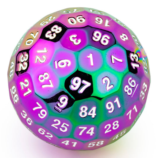Hymgho Dice: Titan's Fist - Rainbow - 1D100 – Little Shop of Magic
