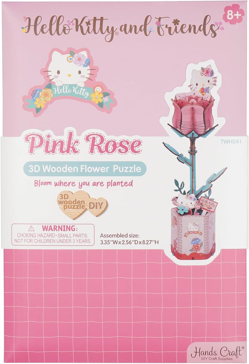 Hello Kitty® and Friends Hello Kitty Pink Rose – Little Shop of Magic