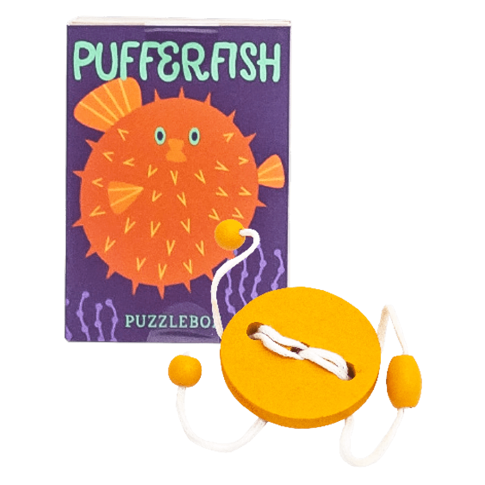 Matchbox Puzzle Box - Pufferfish – Little Shop of Magic