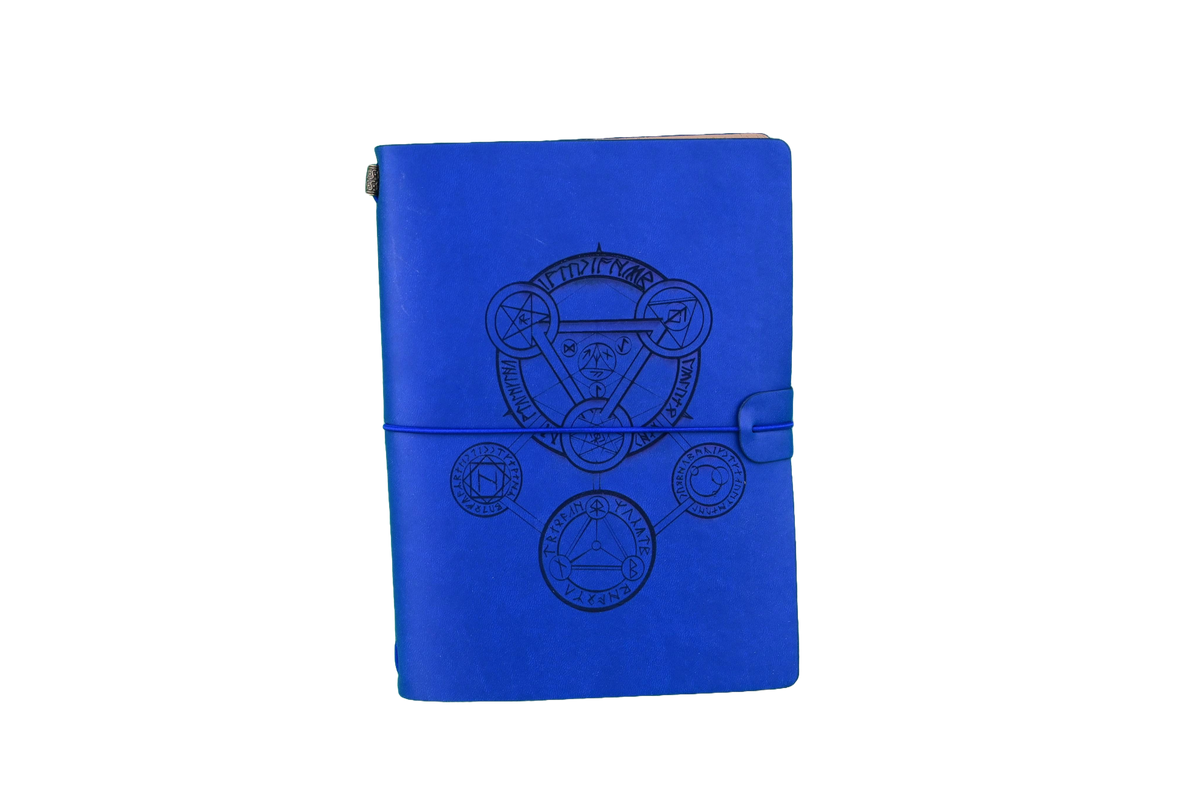 RPG Character Journal: Blue - Arcane Symbol – Little Shop of Magic