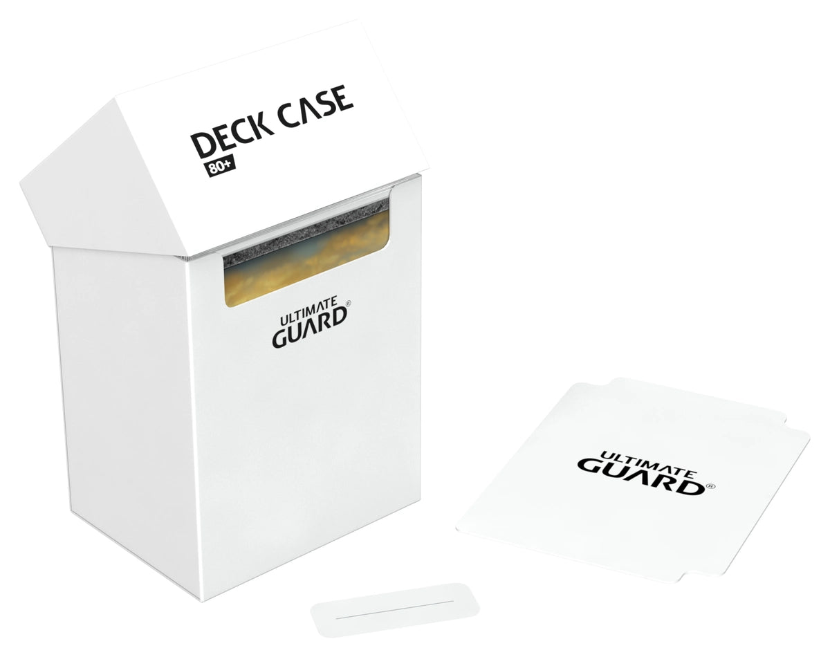 Ultimate Guard: Deck Box - Deck Case - 80+ - White – Little Shop of Magic