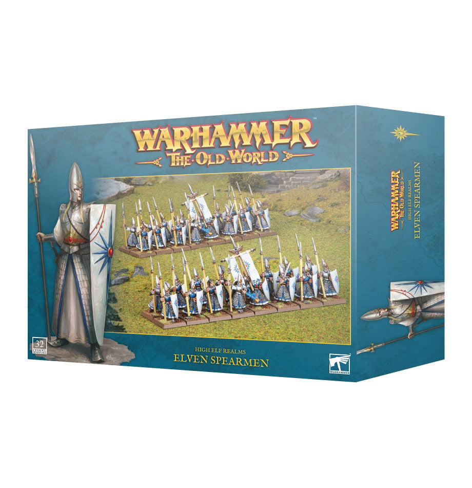 Warhammer: The Old World - High Elf Realms - Elven Spearmen – Little ...