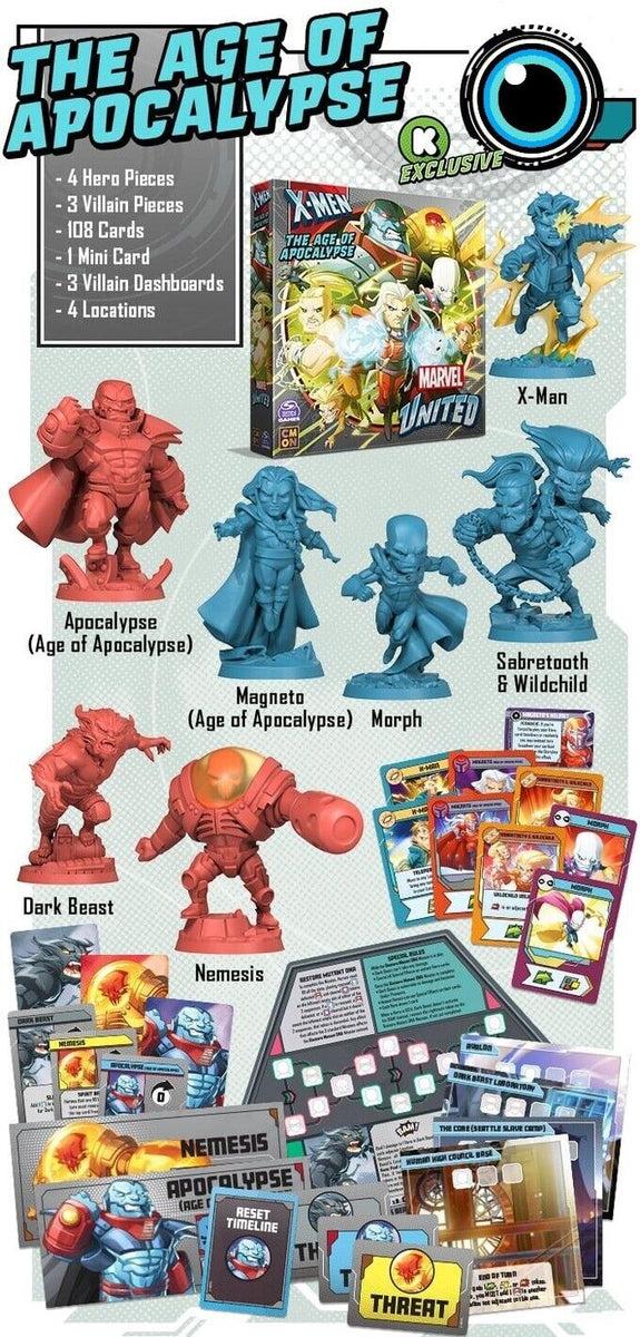 Marvel United: Multiverse X-Men - The Age of Apocalypse – Little Shop ...