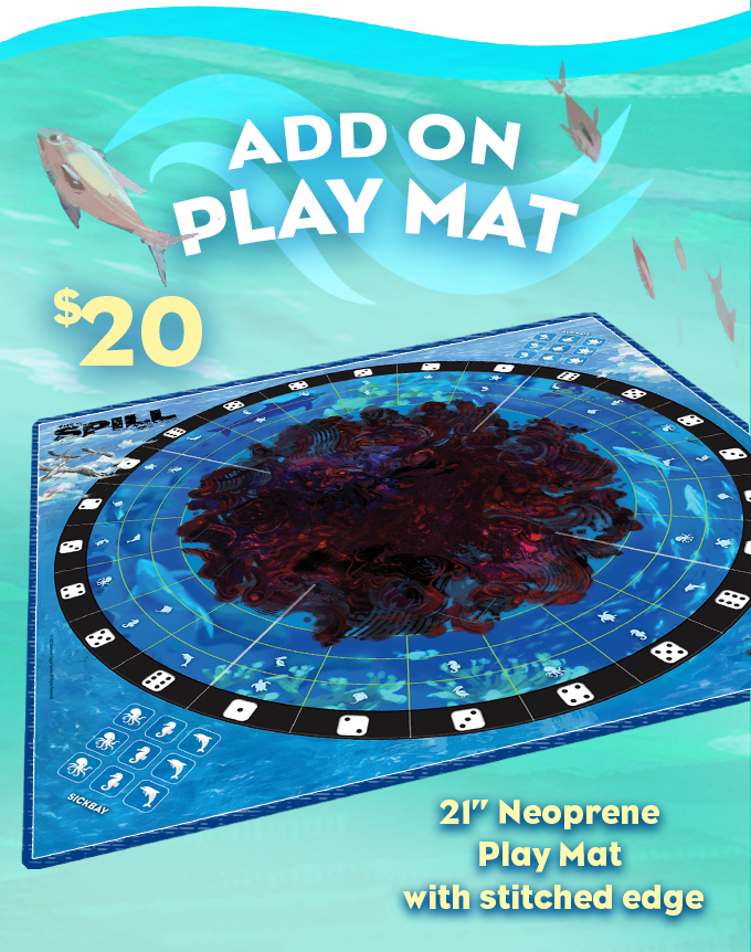 The Spill: Neoprene Playmat - Kickstarter exclusive – Little Shop of Magic