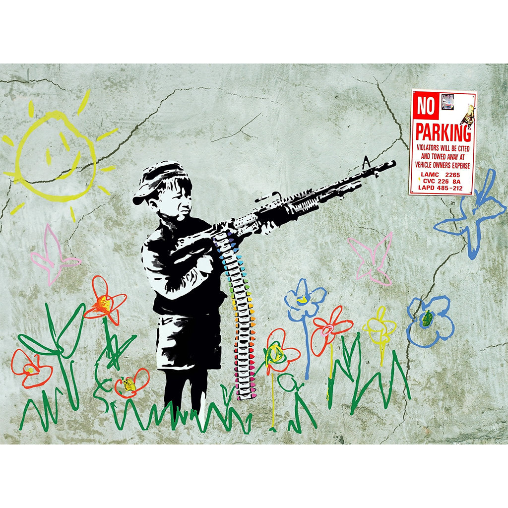 Urban Art Graffiti - Banksy Crayola Shooter – Little Shop of Magic