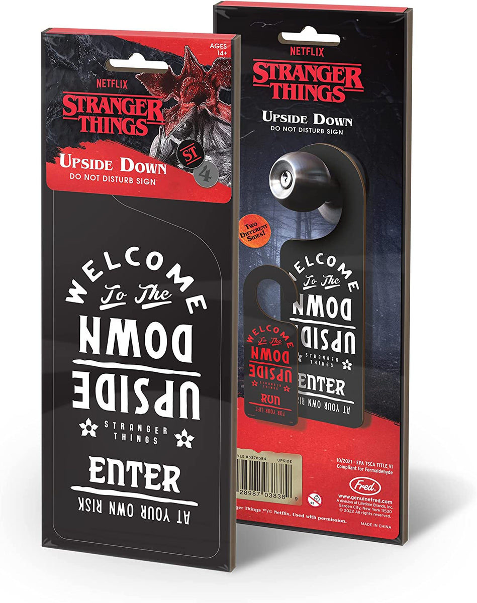 Stranger Things: Do Not Disturb Sign - Upside Down – Little Shop of Magic