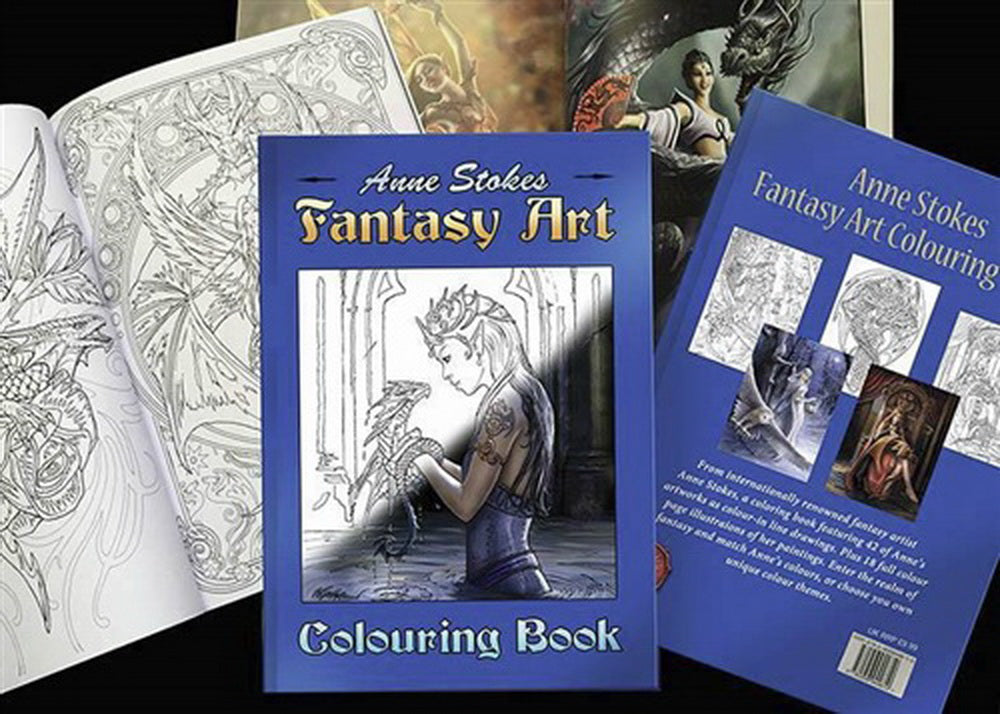 Anne Stokes Fantasy Art Coloring Book – Little Shop of Magic