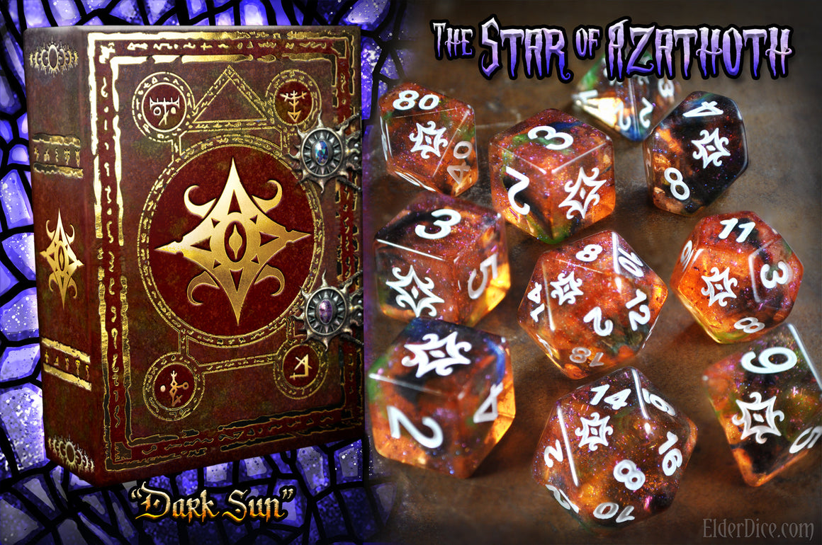 Infinite Black: Star of Azathoth Elder Dice - Mythic Dark Sun Edition ...