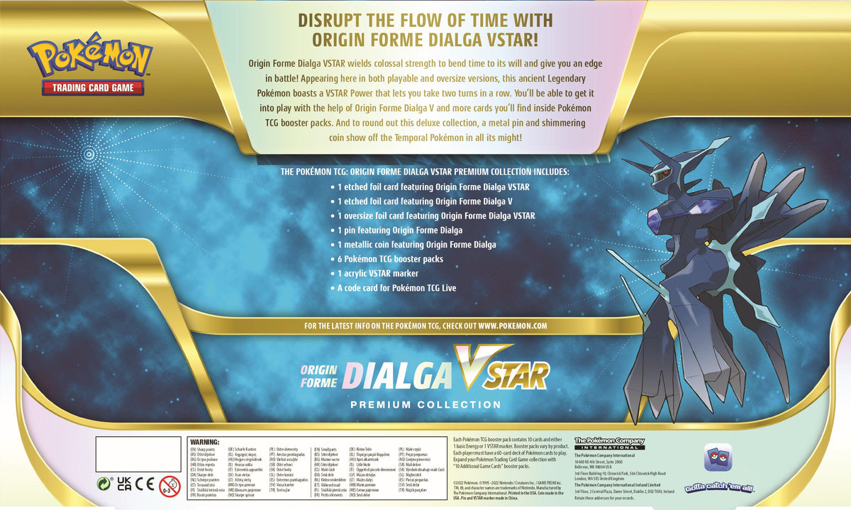 Pokemon: Origin Forme VSTAR Premium Collection - Dialga – Little Shop ...