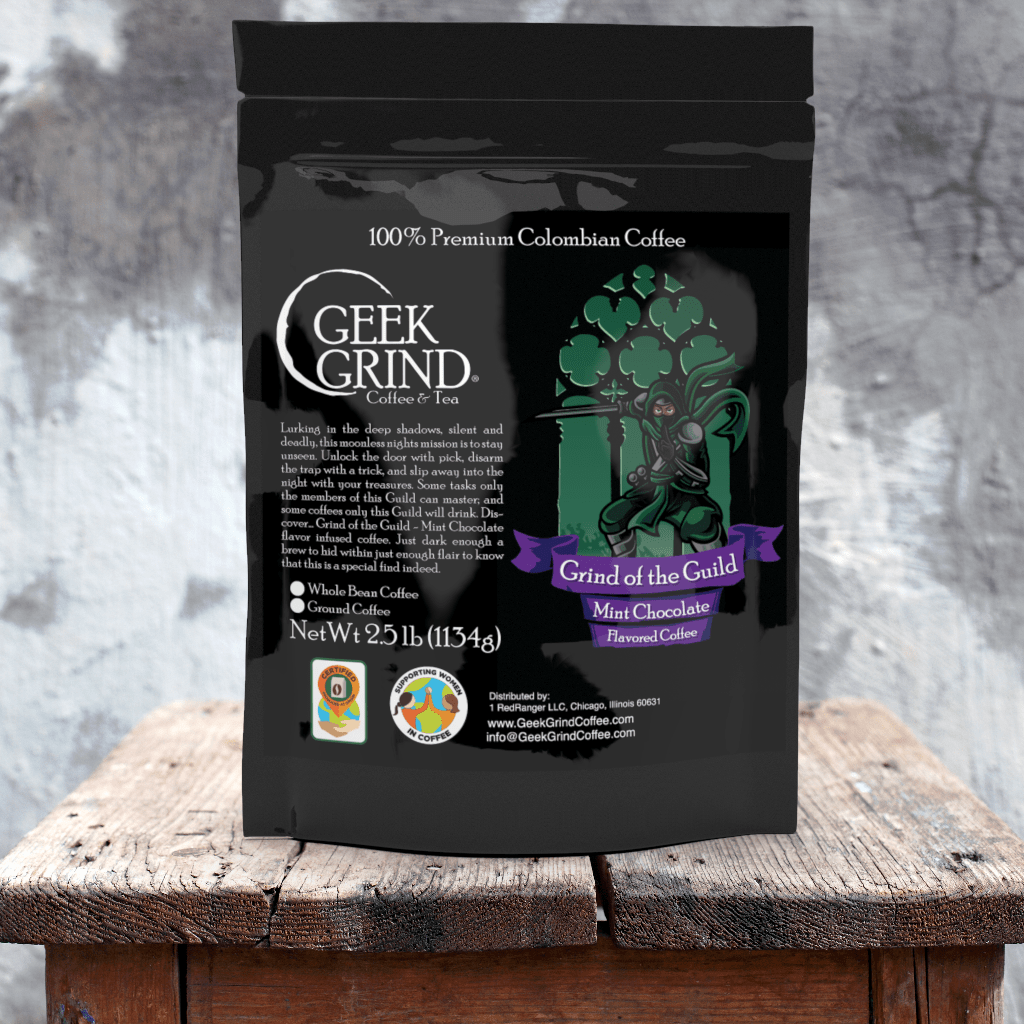 Geek Grind Coffee: Grind of the Guild (Ground) – Little Shop of Magic