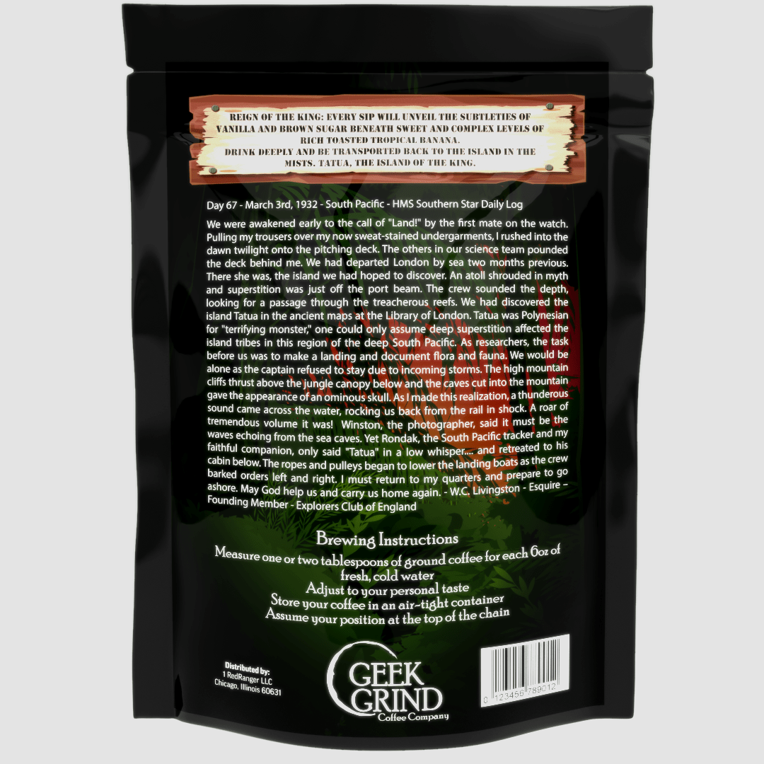 Geek Grind Coffee: Jungle Haze - Reign of the King (Whole Bean ...