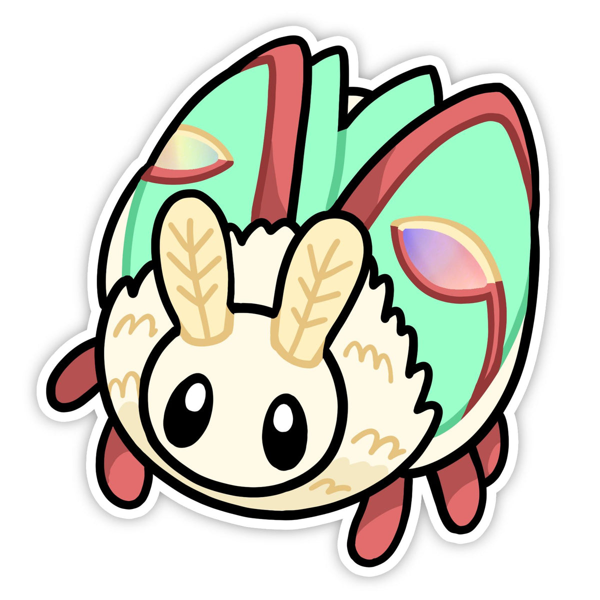 Squishable Holograpic Luna Moth Sticker – Little Shop of Magic