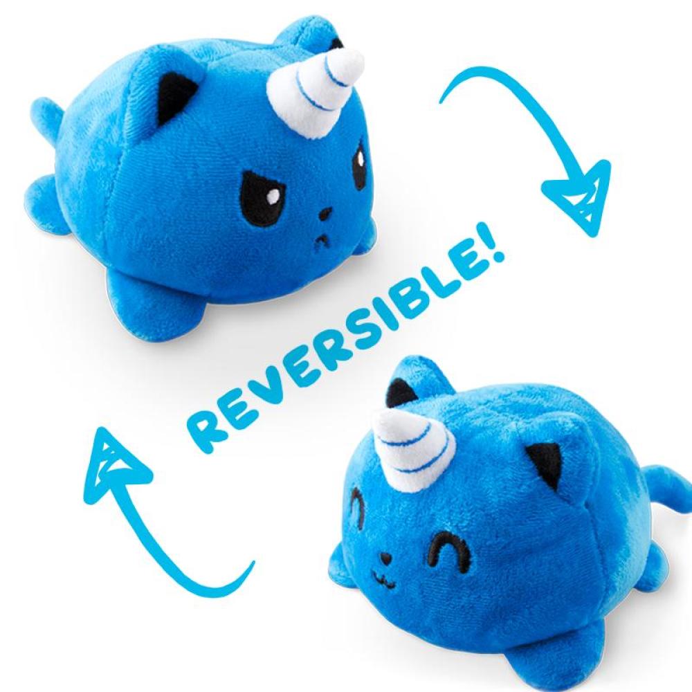 TeeTurtle Reversible Kittencorn: Blue (Mini) – Little Shop of Magic