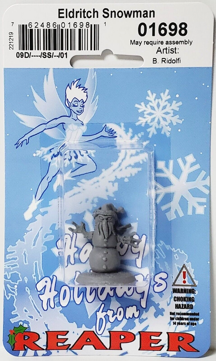 Reaper Miniatures Holiday: Eldritch Snowman – Little Shop of Magic
